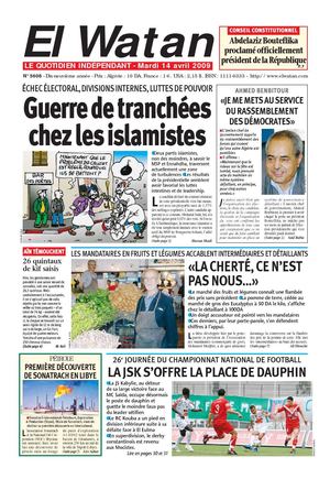 Calaméo - El Watan [La Patrie] du 14/04/'09
