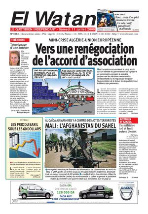 Calaméo - El Watan [La Patrie] du 11/07/'09