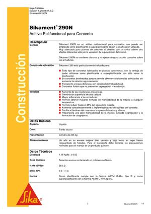 Calaméo - Hoja técnica Sikament® 290N