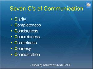 Calaméo - Seven C’s of Communication