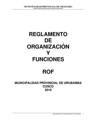 Calaméo - Reglamento de organización y funciones