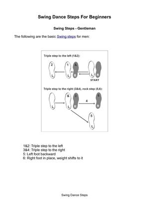 Calaméo - Swing Dance Steps
