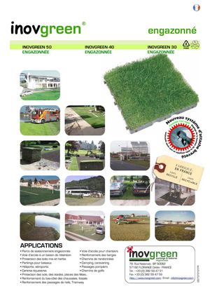 Calaméo - inovgreen - dalle gazon - fiches techniques
