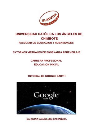 Calaméo - Tutorial sobre Google Earth