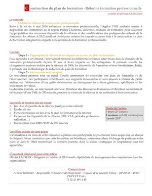 Calaméo - Agefos PME - Plan de formation