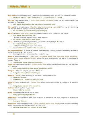 Calaméo - Phrasal verbs - Part 3 (FCE)