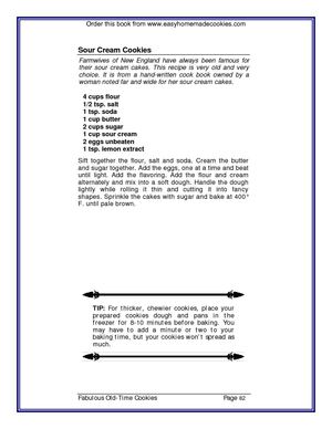 Calaméo - Colonial Cookie Recipe: Sour Cream Cookies