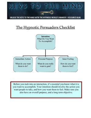 Calaméo - The Hypnotic Persuasion Cheat Sheets