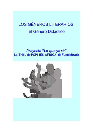 Calaméo - El Género didáctico: "Lo que yo sé"