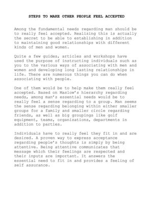 Calaméo - Steps to make Other people Feel Accepted