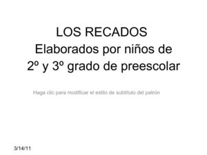 Calaméo - EL RECADO