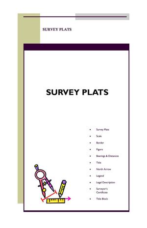 Calaméo - Survey Plats
