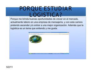 Calaméo - PORQUE ESTUDIAR LOGISTICA