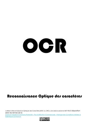 Calaméo - OCR Reconnaissance optique de caractères