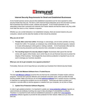 Calaméo - Internet Security Requirements for Small and Established ...