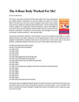 Calaméo - The 4-Hour Body Worked For Me!