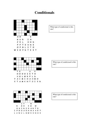 Calaméo - Conditionals (fallen phrase puzzle)