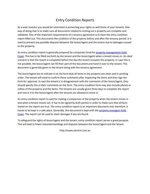 Calaméo - Entry Condition Reports