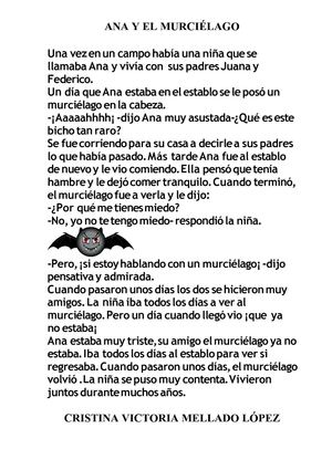 Calaméo - CUENTOS SOBRE MURCIÉLAGOS