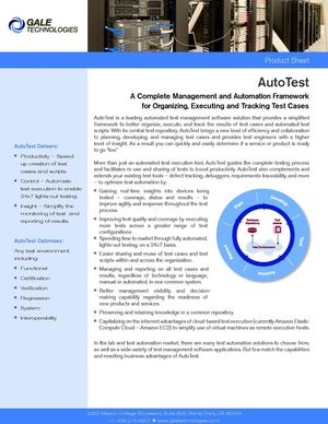 Calaméo - AutoTest - Test Management Software Solution by Gale Technologies
