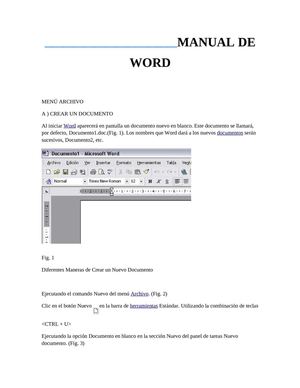 Calaméo - MANUAL DE WORD