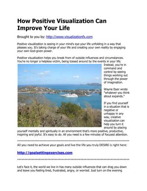 Calaméo - How Positive Visualization Can Improve Your Life