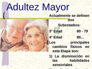 Cambios Sociales En La Edad Adulta Tardia