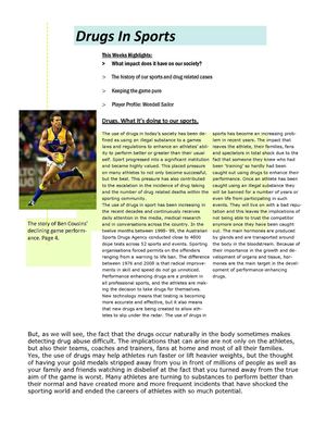 Calaméo - Drugs In Sports