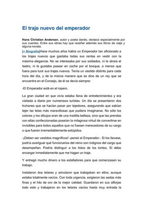 Calaméo - El traje nuevo del emperador
