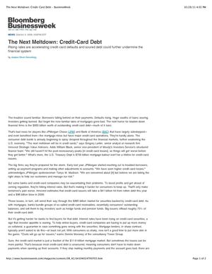 Calaméo - The Next Meltdown_ Credit-Card Debt - BusinessWeek