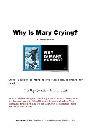 Calaméo - Why Is Mary Crying?