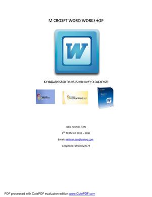 Calaméo - Assignment - MS Word