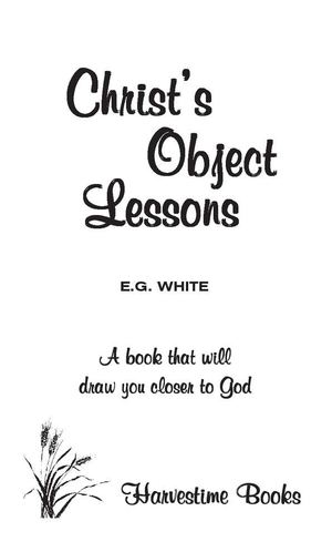 Calaméo - Christ Object Lessons