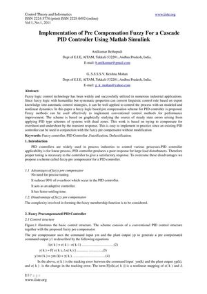 Calaméo - 1.[1-5]Implementation of Pre Compensation Fuzzy For a Cascade ...