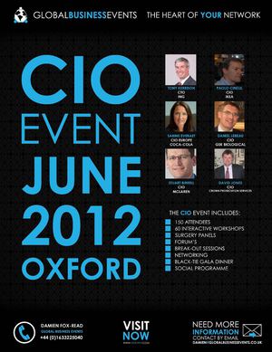 Calaméo - CIO 2012 OXFORD - GLOBAL BUSINESS EVENTS