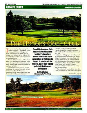 Calaméo - Honors Golf Club of Dallas