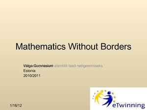 Calaméo - Mathematics without Borders