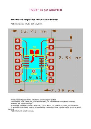 Calaméo - Breadboard adapter for TSSOP14