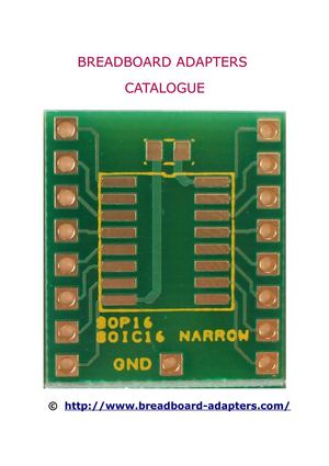 Calaméo - Breadboard SMD adapters catalog