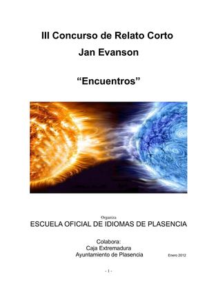Calaméo - III Concurso de Relatos Jan Evanson