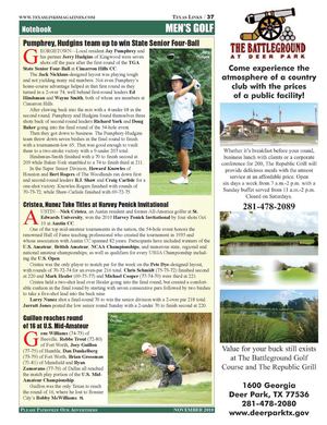Calaméo - Riley Pumphrey, Jerry Hudgins win State Senior Four-Ball title