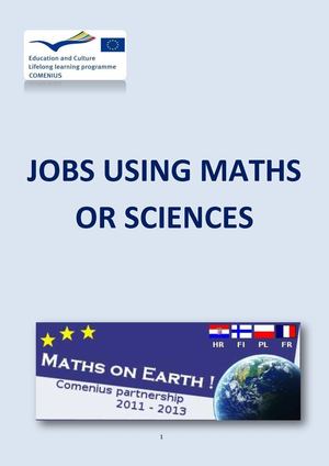Calaméo - Jobs using Maths or Sciences