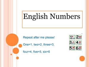 Calaméo - English Numbers