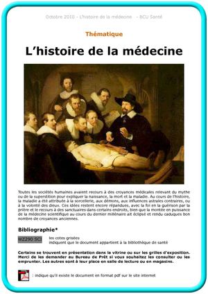 Calaméo - L' histoire de la médecine