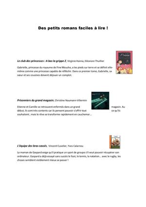 Calaméo - Des petits romans faciles à lire