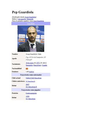 Calaméo - Biografia de Josep Guardiola