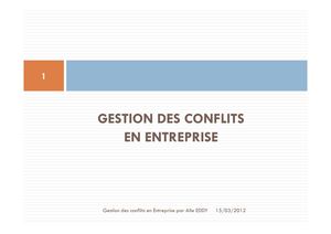 Calaméo - gestion des conflits en entreprise