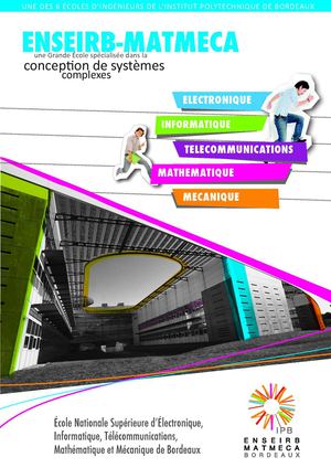 Calaméo - Plaquette ENSEIRB-MATMECA