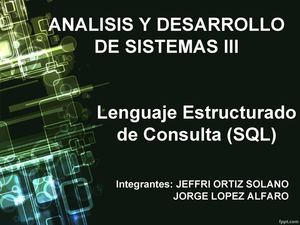 Calaméo - Lenguaje Estructurado de Consulta (SQL)