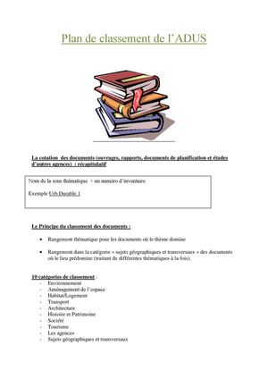 Calaméo - Plan de Classement